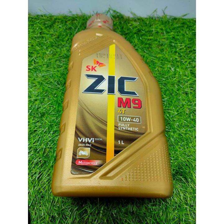 sk ZIC M9 4T 10w - 40 1Liter FULLY SYNTHETIC OIL | Lazada PH