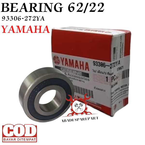 BANTALAN BEARING LAHAR BERING LAHER 62/22 KOYO JAPAN M3 / MIO Z / MIO ...