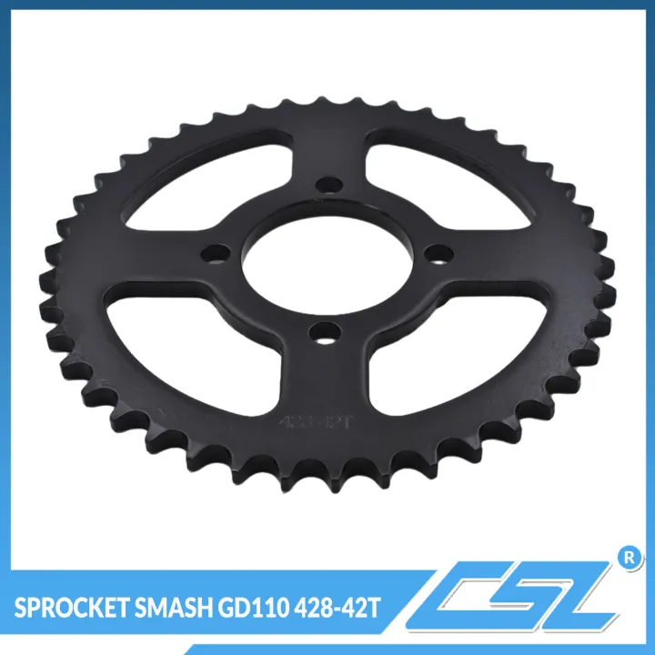 CSL Motor Parts Japan Quality Sprocket Smash / GD110 428-42T | Lazada PH
