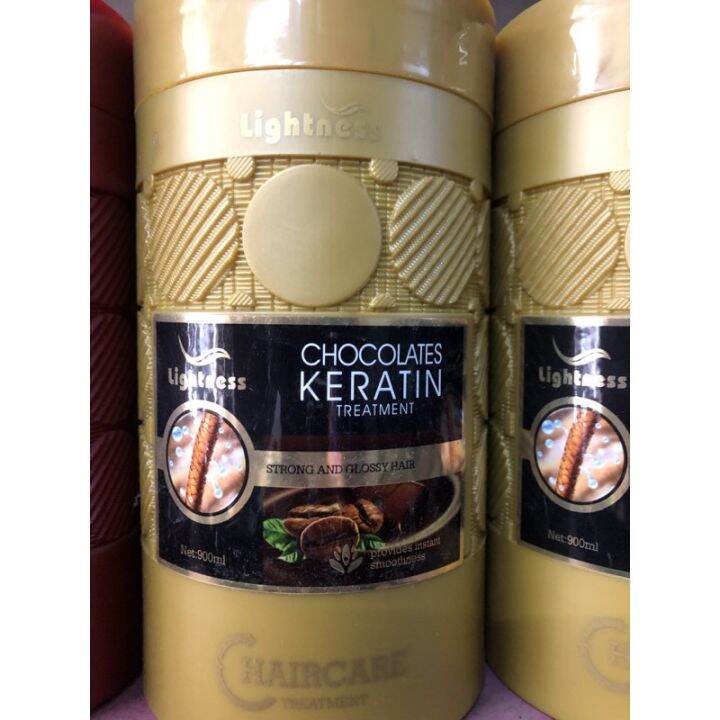 Lightness chocolate keratin treatment Hair care 900ml | Lazada PH