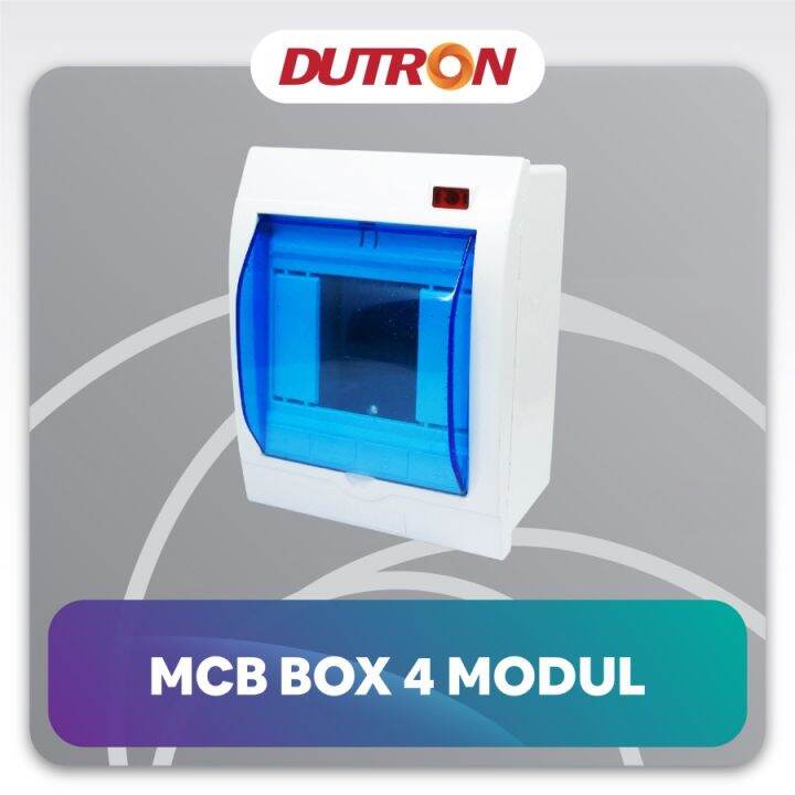 DUTRON MCB Box 2-4 Modul BOX MCB Isi 2 BOX MCB Isi 4 DV-MB4-HG | Lazada ...