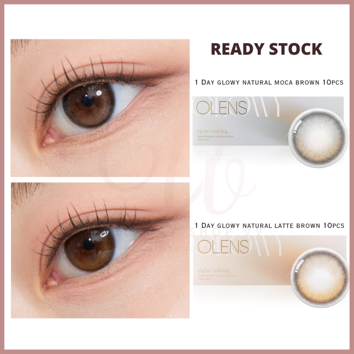 (IMPORT FROM KOREA) READY STOCK OLENS GLOWY NATURAL 1 DAY 10 PCS OLENS ...