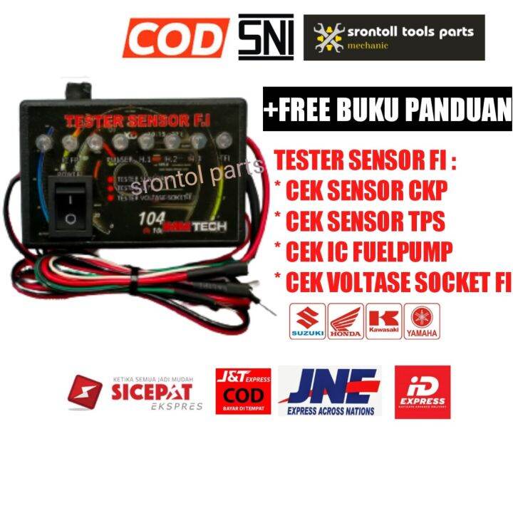 Multitester tester sensor fi alat cek sensor ckp ic fuelpump tps ...