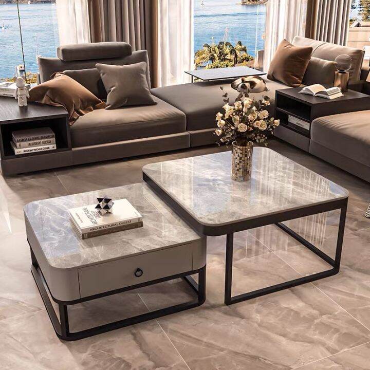 โต๊ะกลางโซฟา สไตล์โมเดิร์น โต๊ะรับแขก โต๊ะกาแฟ T79 | Lazada.co.th