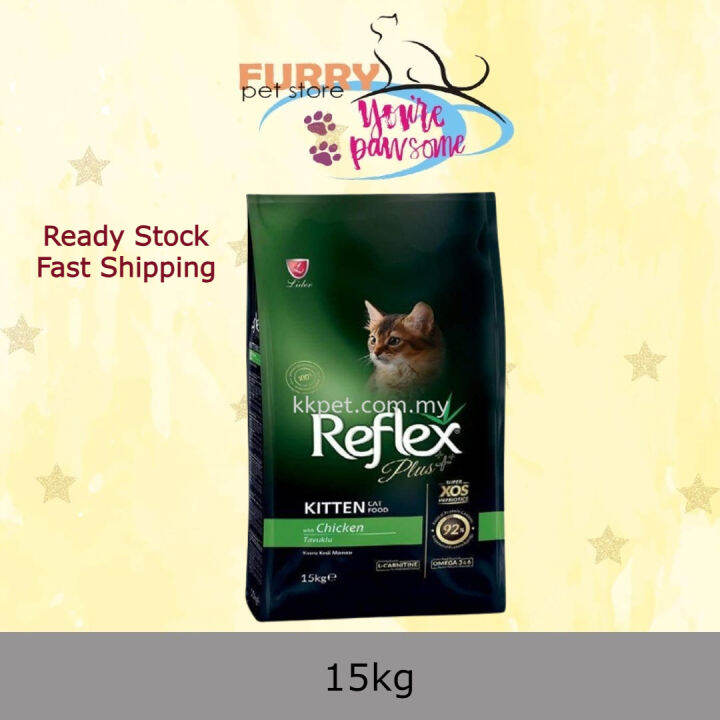 Reflex Plus Kitten Chicken Cat Food 15kg | Lazada