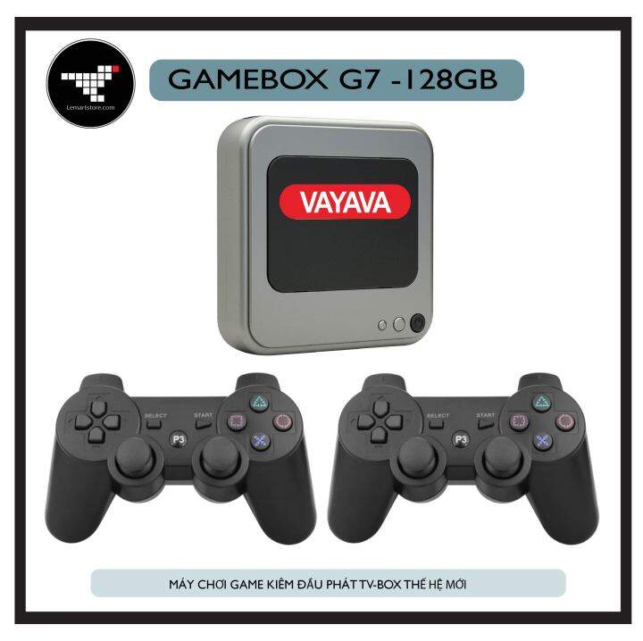 GAMEBOX G7 128GB Máy chơi game kiêm đầu phát Android TiVi Box (phiên bản nâng cấp 2022 từ hãng ...