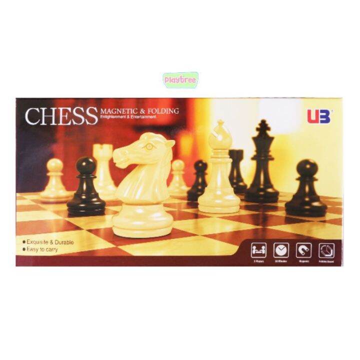 Catur Magnet 25x25 cm / Board Game Magnetic Folding Chess UB | Lazada ...