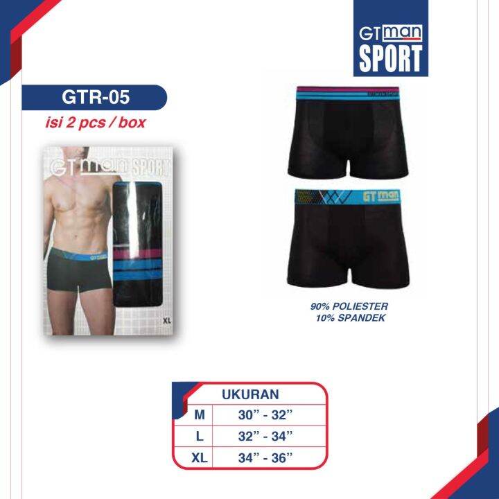 GT Man - GTR05 - Underwear | Lazada Indonesia