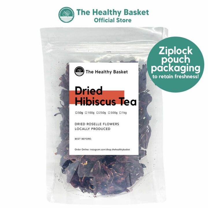 Dried Hibiscus Roselle Flower Tea (30g 50g 100g) Food and drink are in hot demand | Lazada PH