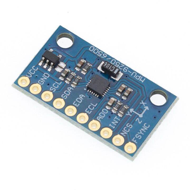 MPU-9250 GY-9250 9-Axis Sensor Module I2C/SPI Communications Thriaxis Gyroscope + Triaxial ...