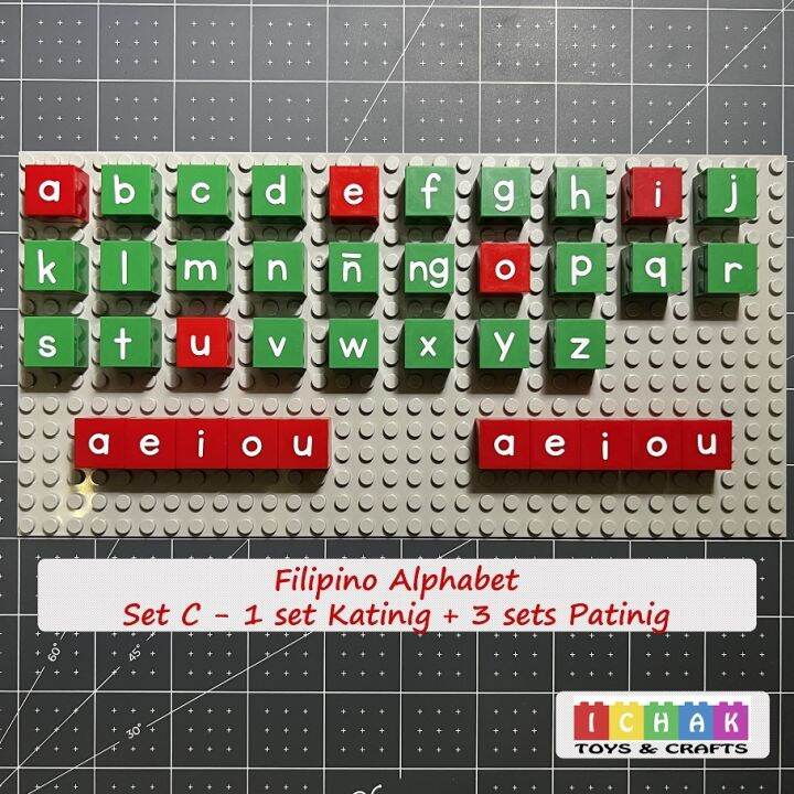 New 2023 Filipino Alphabet Bricks / Alphabricks / Letter Bricks ...