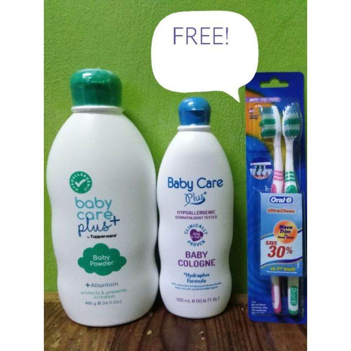 Baby Care Plus Cologne 300ml and Baby powder 400g.set new packaging ...
