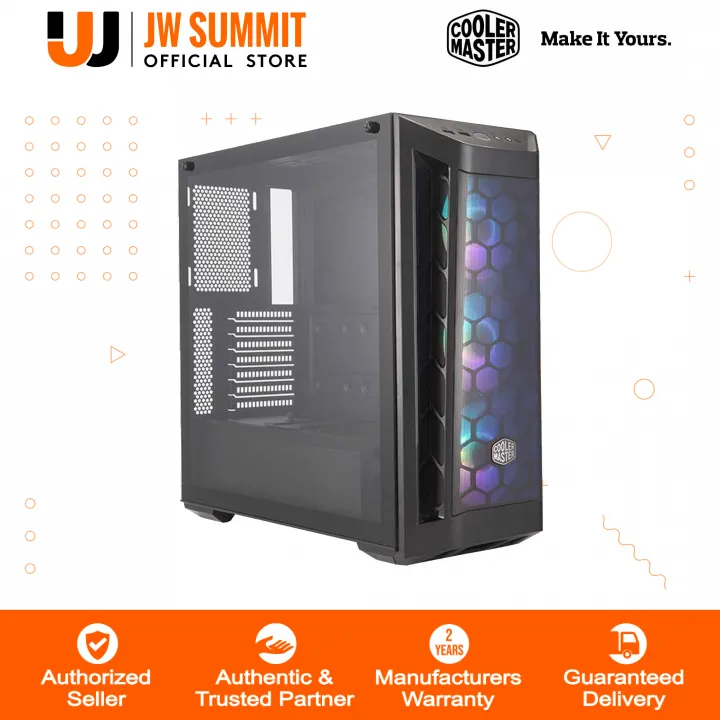 Cooler Master MasterBox MB511 ARGB Mid Tower Gaming Case (MCB-B511D ...