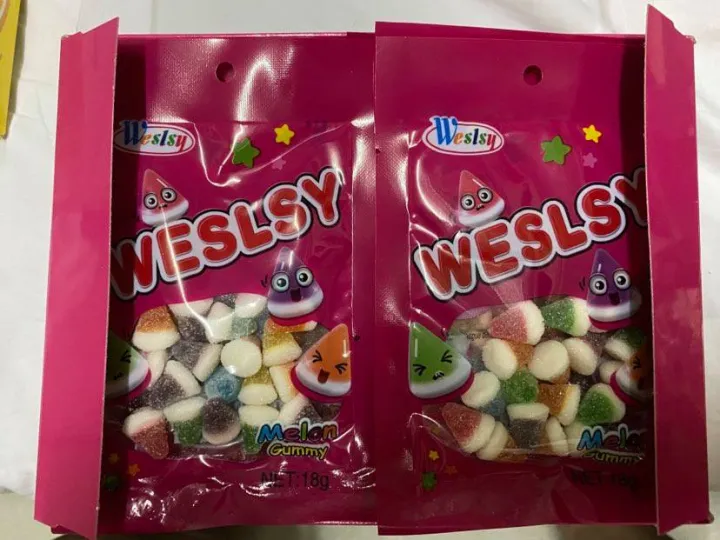 Weslsy Gummy in Different Shapes and Flavors - 20 sachet in a box ...