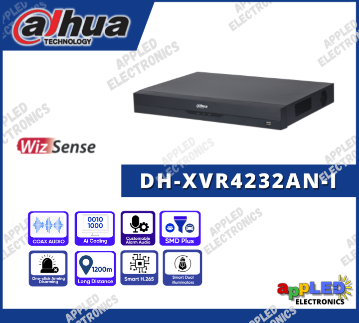 Dahua DH-XVR4232AN-I 32CH 2MP WIZSENSE DVR with AoC (Audio over Coax) Support | Lazada PH