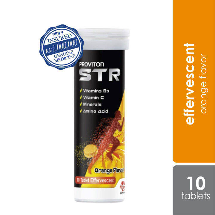 Proviton STR Effervescent Vitamin C Orange Flavour 10s | Lazada
