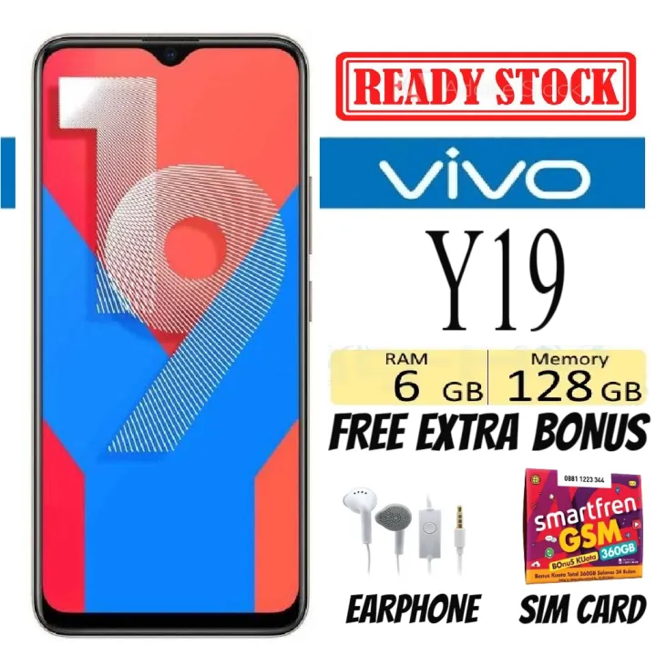 Vivo Y19 RAM 6 GB ROM 128 GB Smartphone Like New - Ready stock | Lazada Indonesia