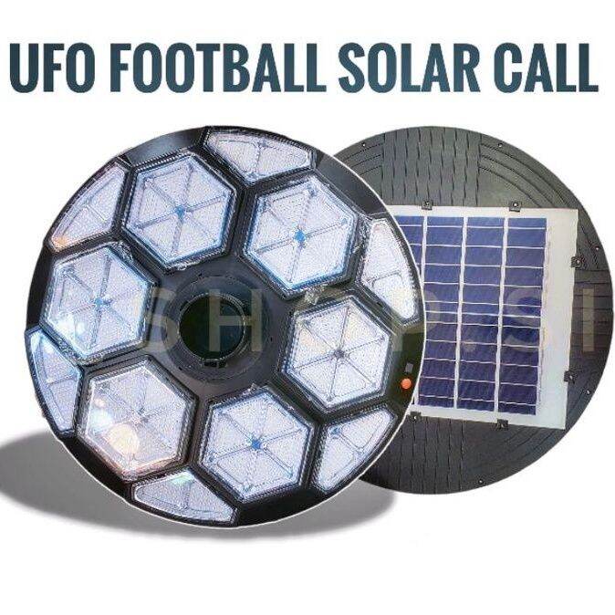 UFO FOOTBALL SOLAR CELL โคมหัวเสา พลังงานอสงอาทิตย์ ทรงฟุ๊ตบอล 1188 LED ...