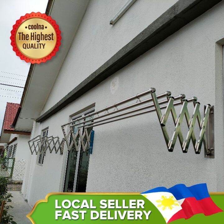 COD Sampayan Retractable wall-mounted laundry drying racks Saver ...