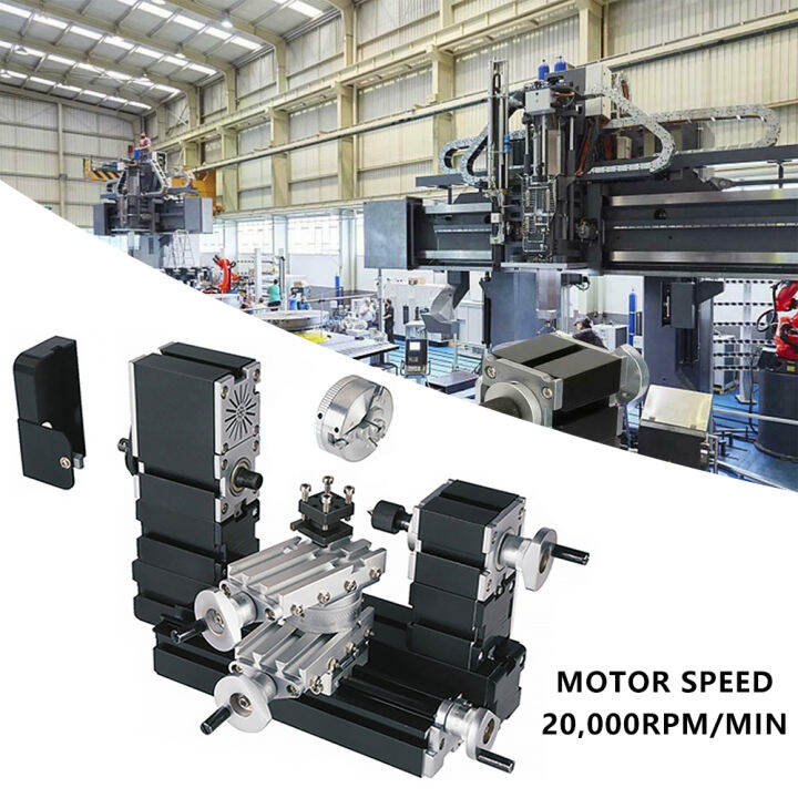【Made in Germany】24W Portable mini lathe machine DIY Tool Big Power ...