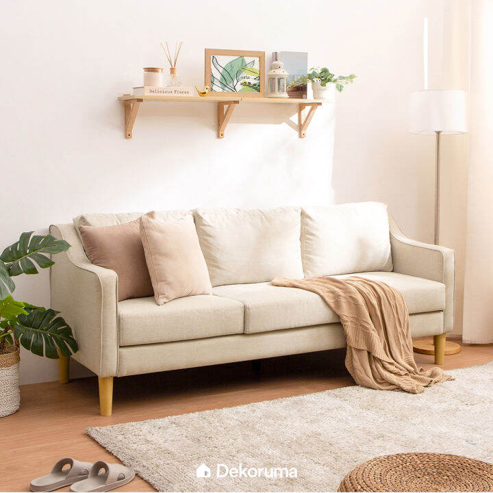 Dekoruma EITO Sofa Tamu Minimalis 3 Dudukan - Sofa 3 Seater | Lazada ...