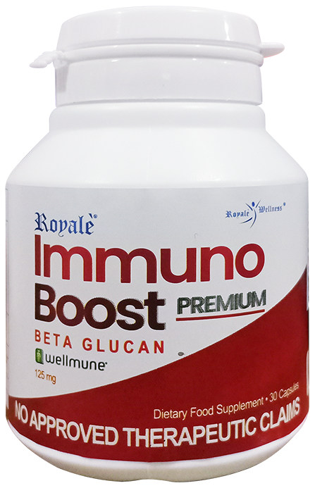 Royale Immuno Boost Premium Beta Glucan 125mg (30 Capsules) | Lazada PH
