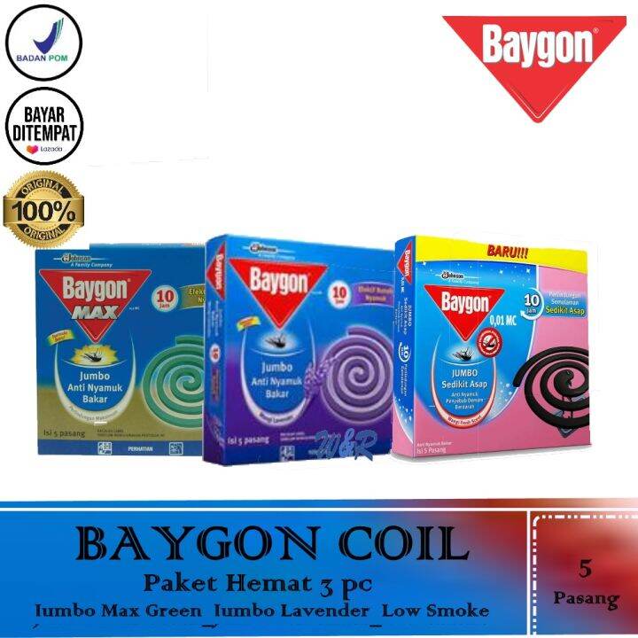 baygon coil paket 3 box | Lazada Indonesia
