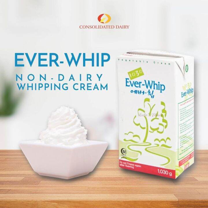 Everwhip Vivo Non~Dairy Whipping Cream 1030l, 1100liter | Lazada PH