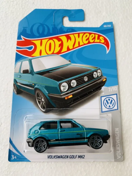 HOTWHEELS HOT WHEELS VOLKSWAGEN GOLF MK2 HIJAU VW SERIES SKALA 1 : 64 ...