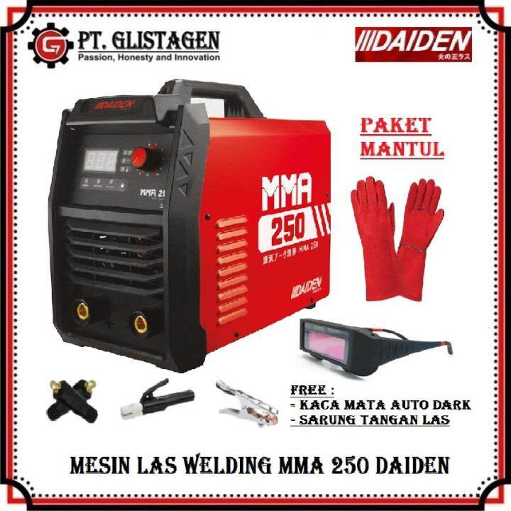 Trafo Las Inverter Welder Welding DAIDEN MMA 250 / Mesin Las Listrik ...