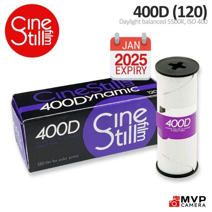 【COD】 CINESTILL 400D Daylight High Speed Color Negative Film 120mm C41 ...