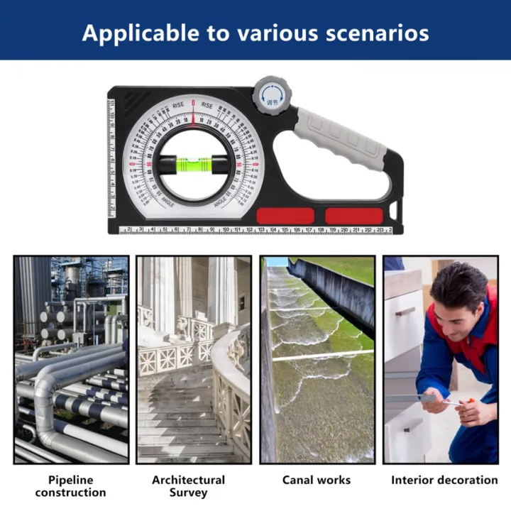 High Precision Angle Slope Measuring Instrument Magnetic Level Bubble ...