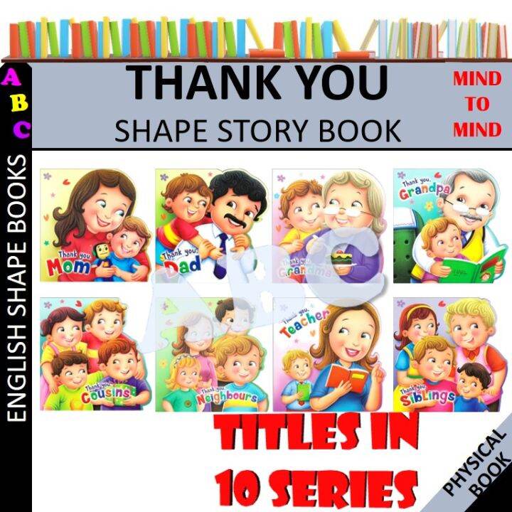 THANK YOU SHAPE STORY BOOK SERIES - MIND TO MIND | Lazada