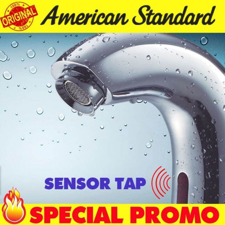 Kran Faucet Wastafel SENSOR Tap otomatis American Standard terbaru DC ...