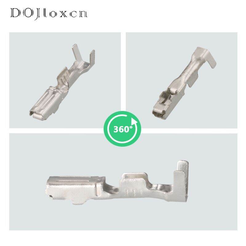 20/50/100/200/Pcs 2.3 MM Car Crimp Terminal Non-Insulated Automotive Electrical Connector Male ...