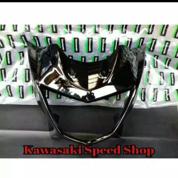 Batok kepala atau cover lampu depan ninja 150 R hitam original | Lazada ...