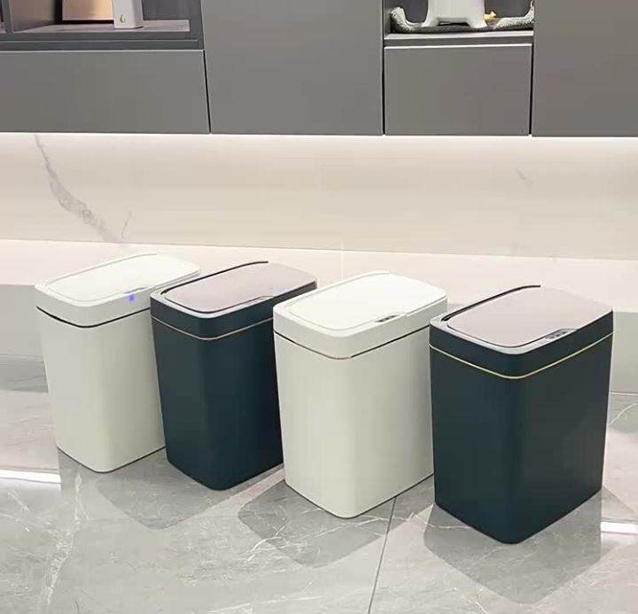 18L Smart Bathroom Trash Can Automatic Bagging Electronic Trash Can ... 18L Smart Bathroom Trash Can Automatic Bagging Electronic Trash Can ...