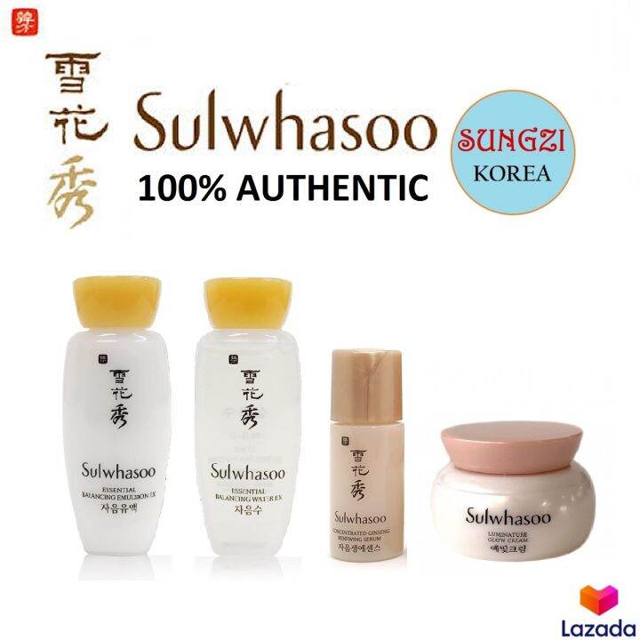 SULWHASOO Skincare Kit (4 Items) Korean Cosmetics | Lazada PH