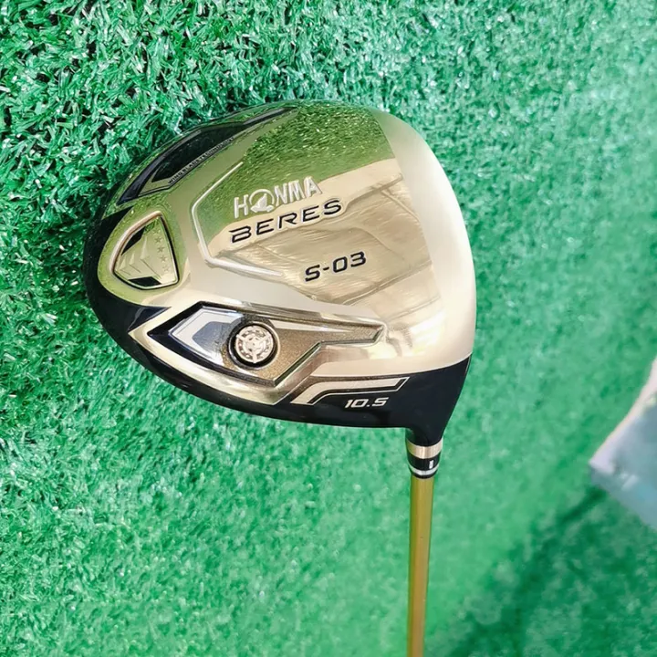 New Golf Driver HONMA Beres S-03 5 Star Gold Driver Clubs 9.5 Or 10.5 ...