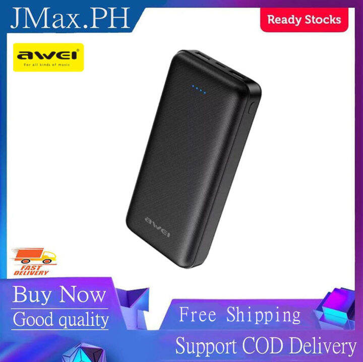 Awei P47K 20000mAh Power bank Intelligent Multiple Output Powerbank ...
