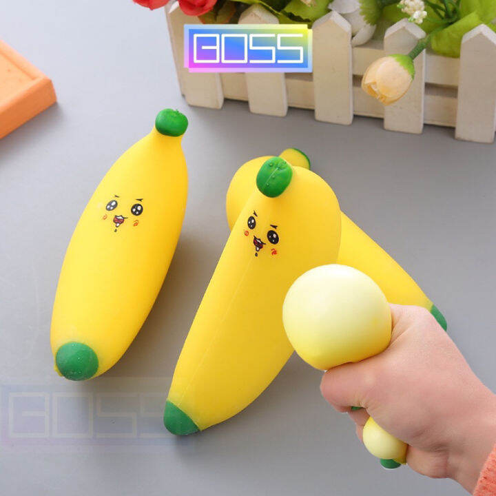 BOSS- Mainan Squishy Pisang Mainan Squishy Pencet Anti stress | Lazada ...