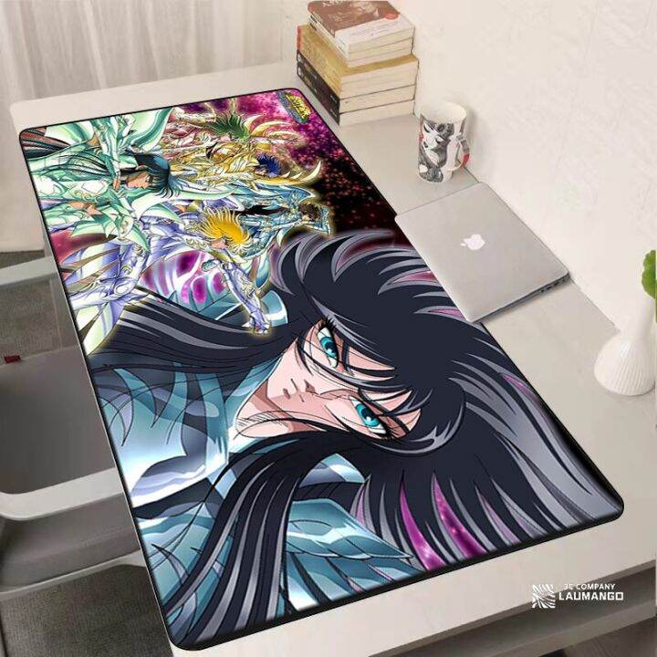 Mouse Pad Gamer Saint Seiya Gaming Mat Pc Accessories Extended Keyboard ...