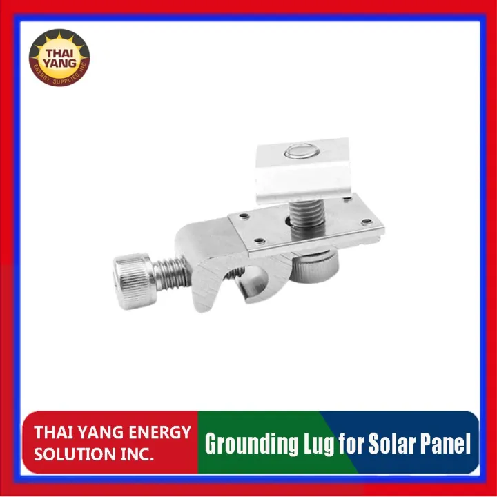 Solar Panel Photovoltaic Bolt-On Coupling Earthing Ground Lug Cable ...