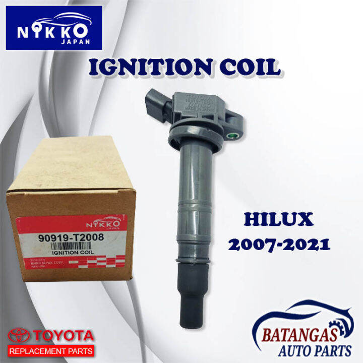 IGNITION COIL FOR TOYOTA HILUX 2005-2020 NIKKO JAPAN 90919-T2008 ...