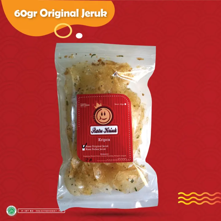 Kripca Original Jeruk 60gr Ratu Kriuk | Lazada Indonesia