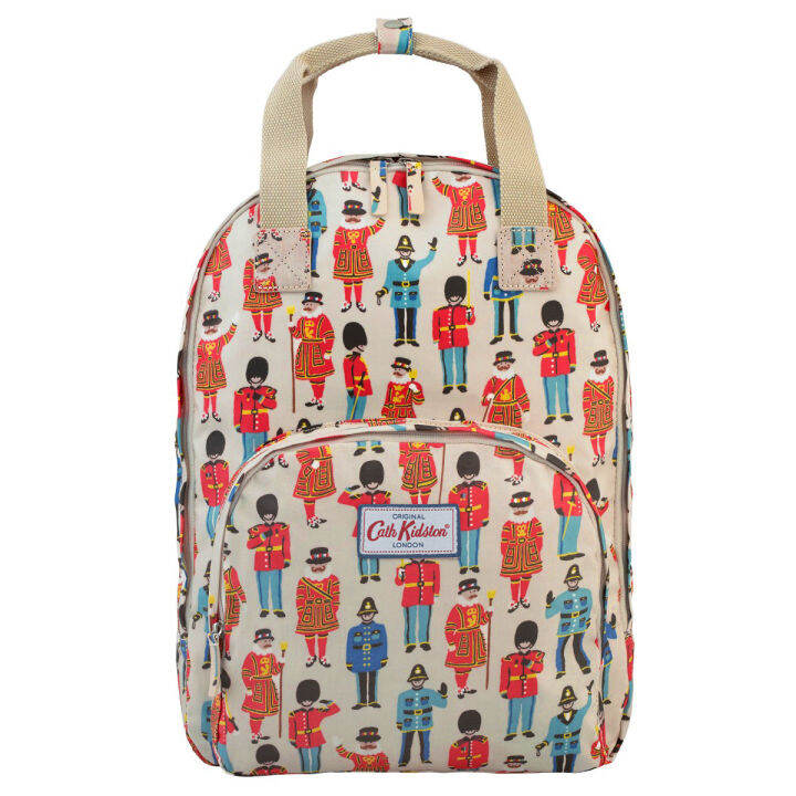 Cath Kidston Matt Oilcloth Multi Pocket Backpack Water Resistant ...