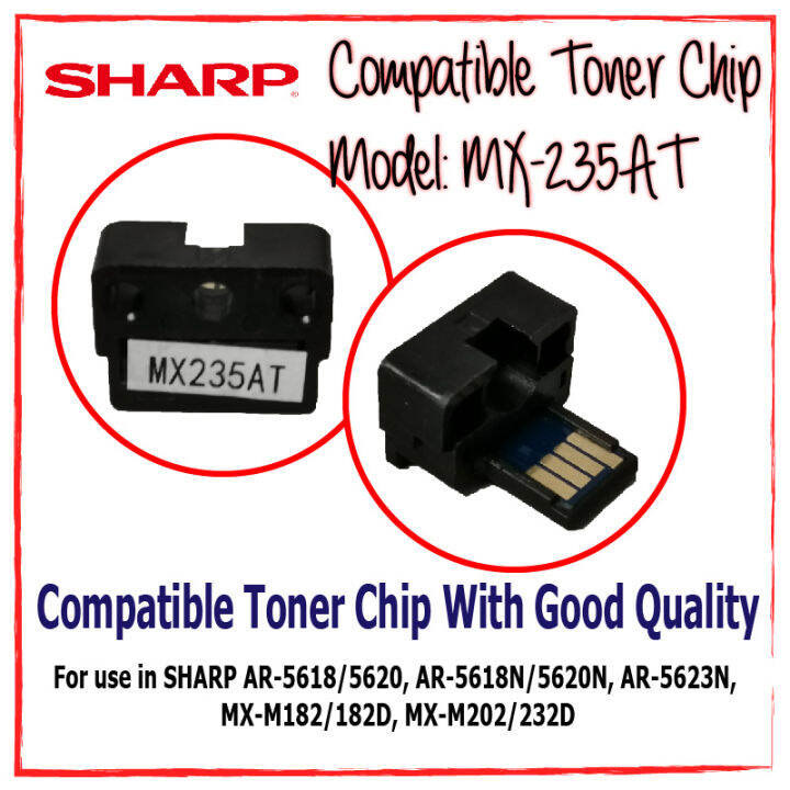 SHARP Compatible Toner Chip Model: MX-235AT | Lazada