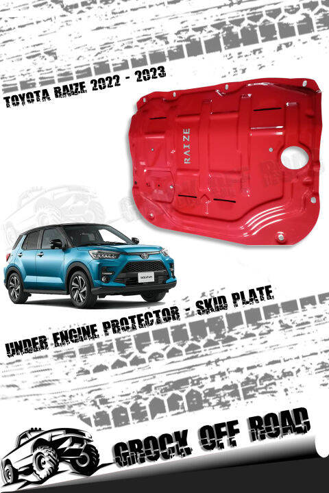 TOYOTA RAIZE 2021 2022 2023 UNDER ENGINDE PROTECTOR / SKID PLATE / RED ...