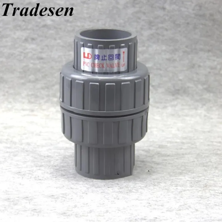 1pc 32-63mm Inner Diameter PVC One Way Non Return Check Valve UPVC Pipe ...