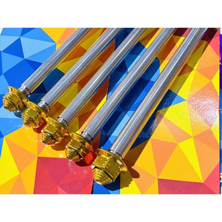 HENG FRONT AXLE MIO/RAIDER/AEROX/NMAX GOLD | Lazada PH